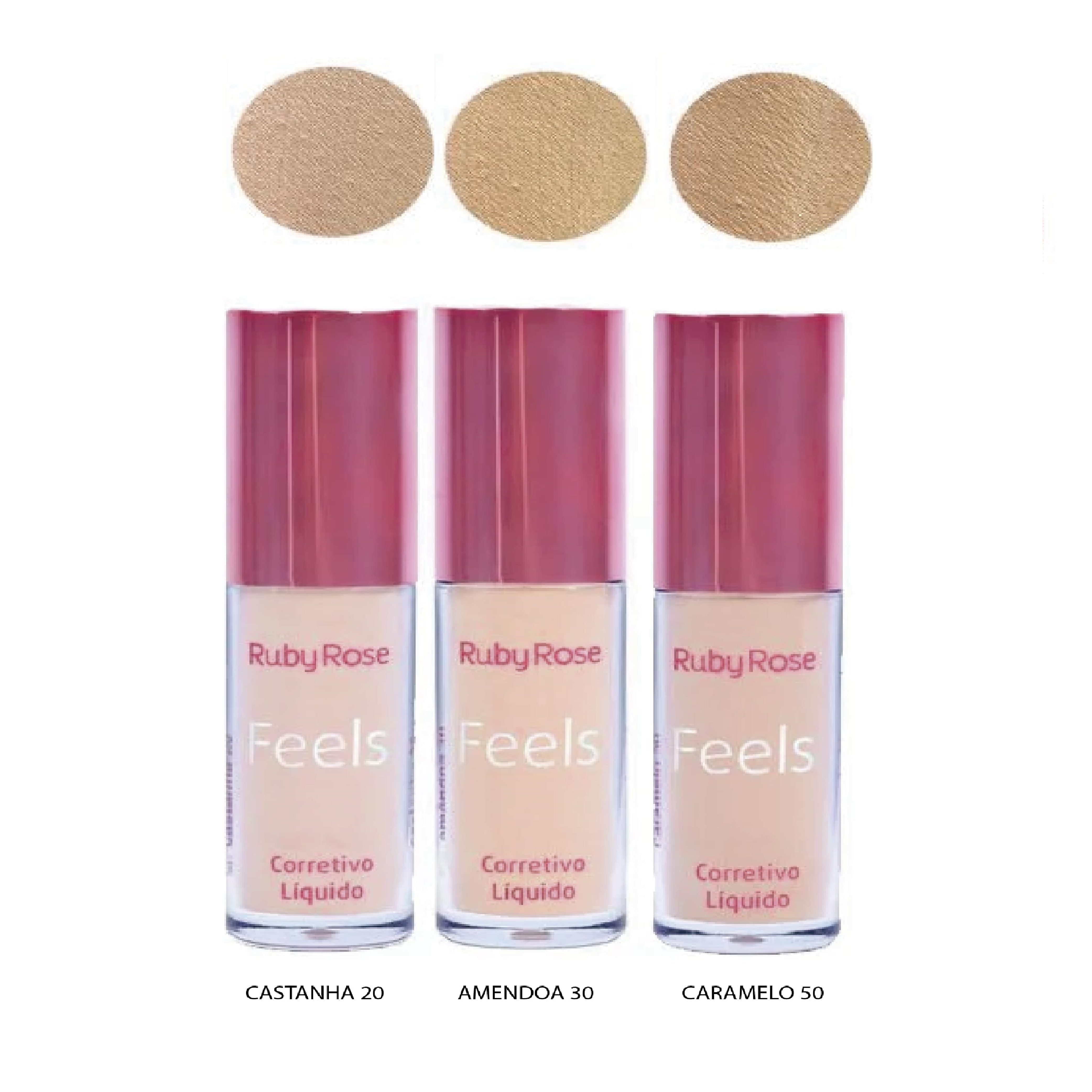Corrector liquido Feels Piel Media Ruby Rose – Magna Cosmetics